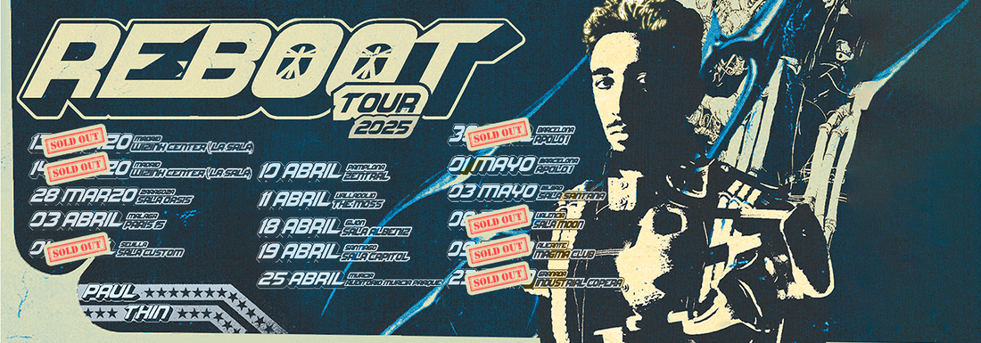 Reboot tour - venta general – Paul Thin